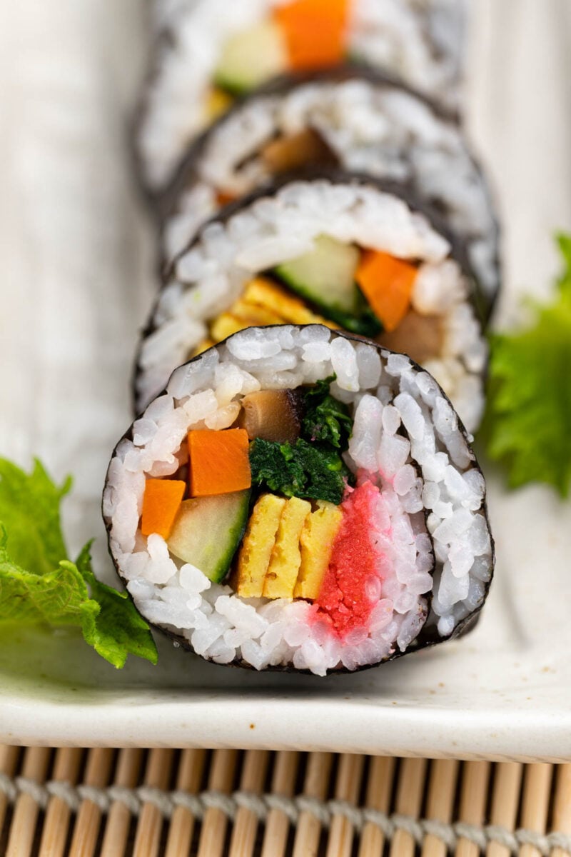 Vegan Futomaki Roll (Maki Sushi) • Vegan Everytime