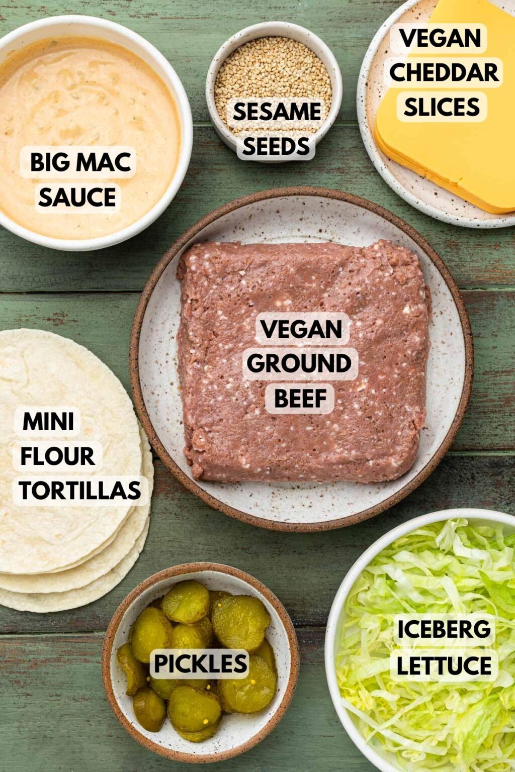 Vegan Big Mac Tacos • Vegan Everytime