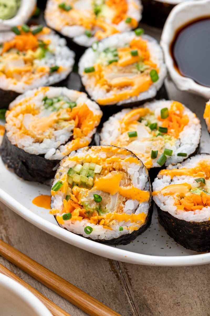 Vegan Dynamite Roll (So Addicting!) • Vegan Everytime